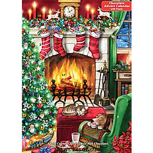 Vermont Christmas Company Cozy Christmas Chocolate Advent Calendar (Countdown to Christmas)