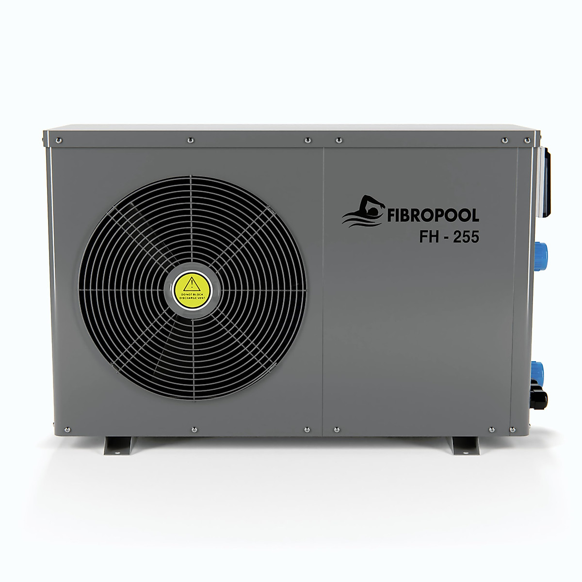 FibroPool Swimming Pool Heat Pump - FH255 55,000 BTU - for Above and In Ground Pools and Spas - High Efficiency, All Electric Heater - No Natural Gas or Propane Needed