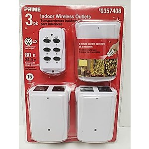 Remote Control Power Strip - 3 Wireless Receivers