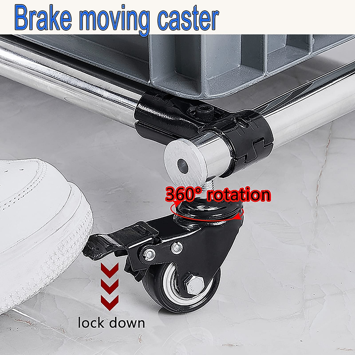 FOGLO Broom Holder,Floor-Standing Broom and Mop Rack Can Be Moved,Put Wet Mops,Cleaning Tool Cart Tower Mop Holder Umbrella Stand,for Garden Garage Schools,Hospitals,Factories,Hotels (Size : 10slots)