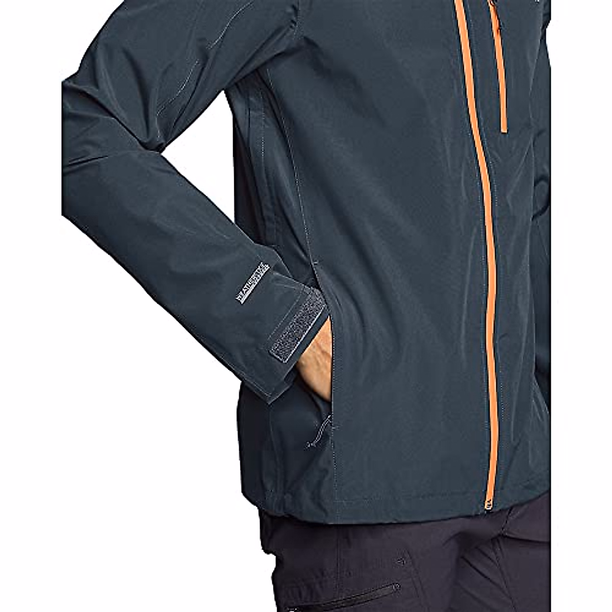 Eddie Bauer Men's Cloud Cap Stretch 2.0 Rain Jacket, Waterproof, Storm, Large