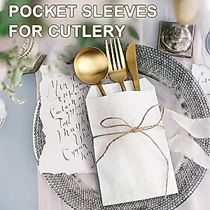 500 Pack White Kraft Paper Bags Mini Paper Bags Treat Bags Small Flat Favor Bag Silverware Bags Party Favor Bag Envelopes Merchandise Bags for Snack Cookie Popcorn Candy Sandwich Gift (4 x 6 Inch)