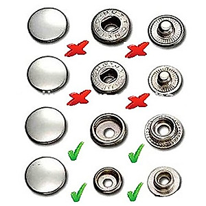 2 Pcs Snap Extender Leather Choker Collar Bracelet Necklace Extension 2" to 4" Inch (SNAP SM-7MM)