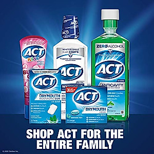 ACT Total Care Sensitive Formula Mouthwash 18 fl. oz. Anticavity Mouthwash With Fluoride, Mint