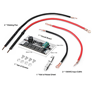KKnoon DIY Spot-Welders Pen Portable 12 V Battery Storage Spot-Welding Printed Circuit Board Welding Equipment
