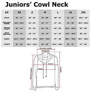 Fifth Sun Pixar Toy Story Floating Alien Women's Cowl Neck Long Sleeve Knit Top, Gray Heather, X-Large