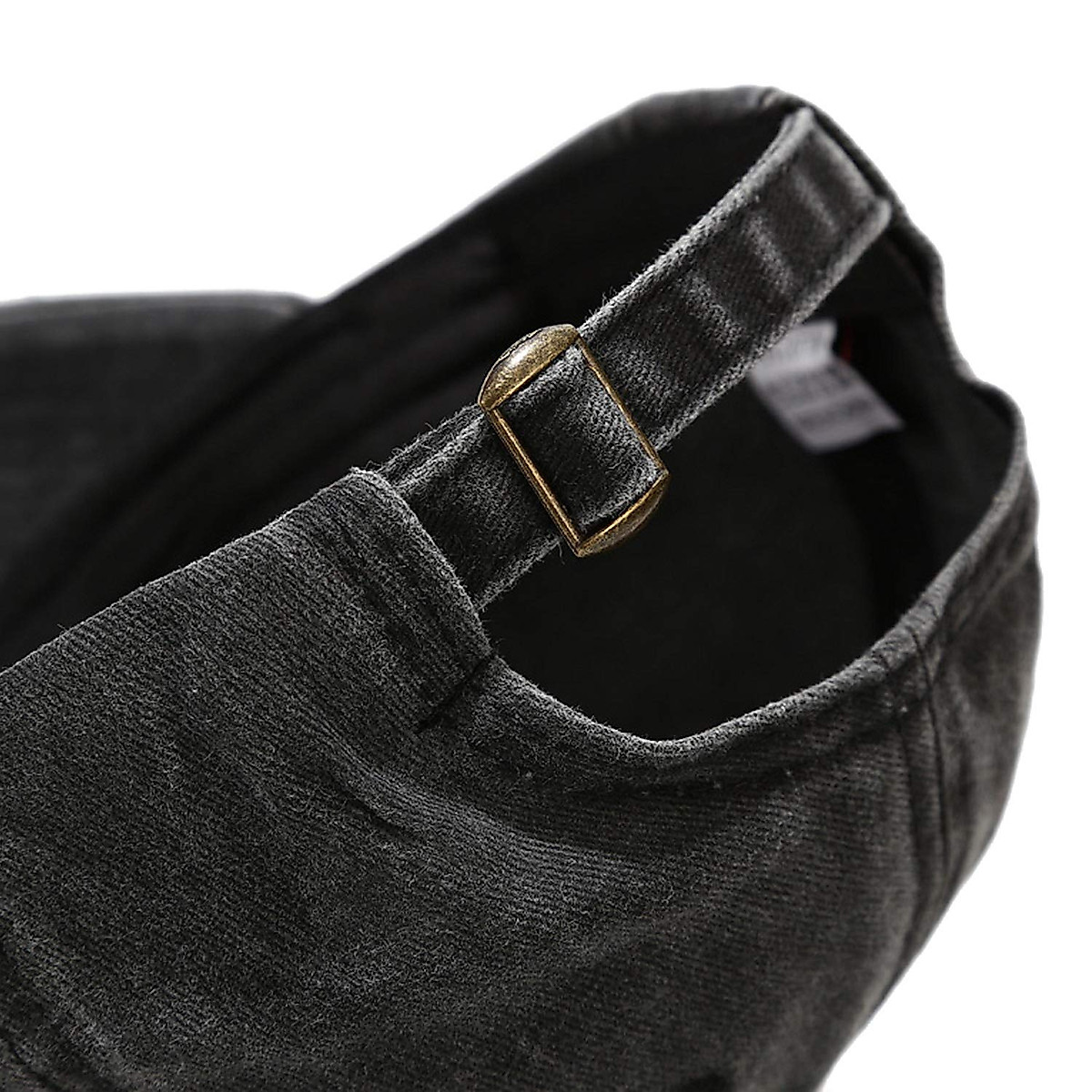 Umeepar 3 Pack Baseball Cap Vintage Distressed Low Profile Unstructured Plain Cotton Dad Hat Adjustable for Women Men (Black, Dark Blue, Light Grey)