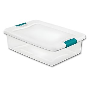 Large Storage Bins With Lids - Clear Plastic Storage Bins 32-qt, Versatile Storage Boxes With Lids For Easy Organizing, Perfect For Under Bed Storage Containers, Snacks, Crafts, Legos, Tools, LDX3358