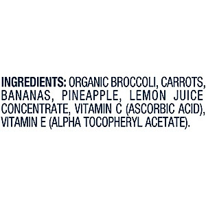 Gerber Baby Food Pouches, Toddler, Premium, Veggie Power, Broccoli Carrot Banana Pineapple, 3.5 Ounce (Pack of 12)