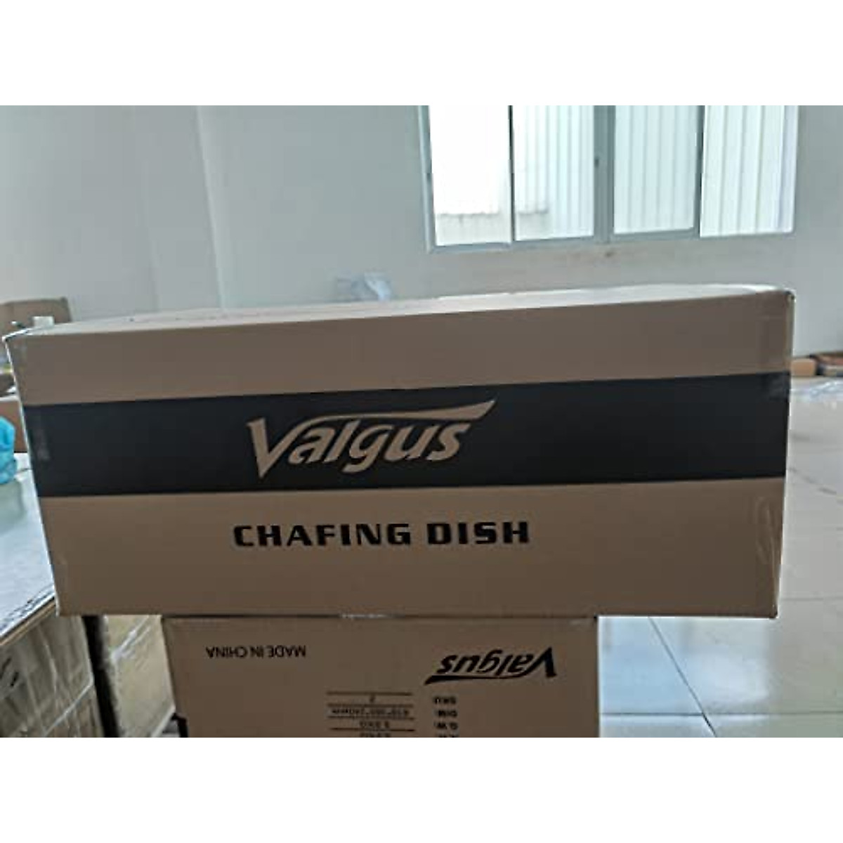Valgus 2-Pack 8QT Stainless Steel Chafing Dish Buffet Chafer Set with Foldable Frame Water Trays, 2 Full Size, 4 Half Food Pans for Wedding, Parties, Banquet, Catering Events