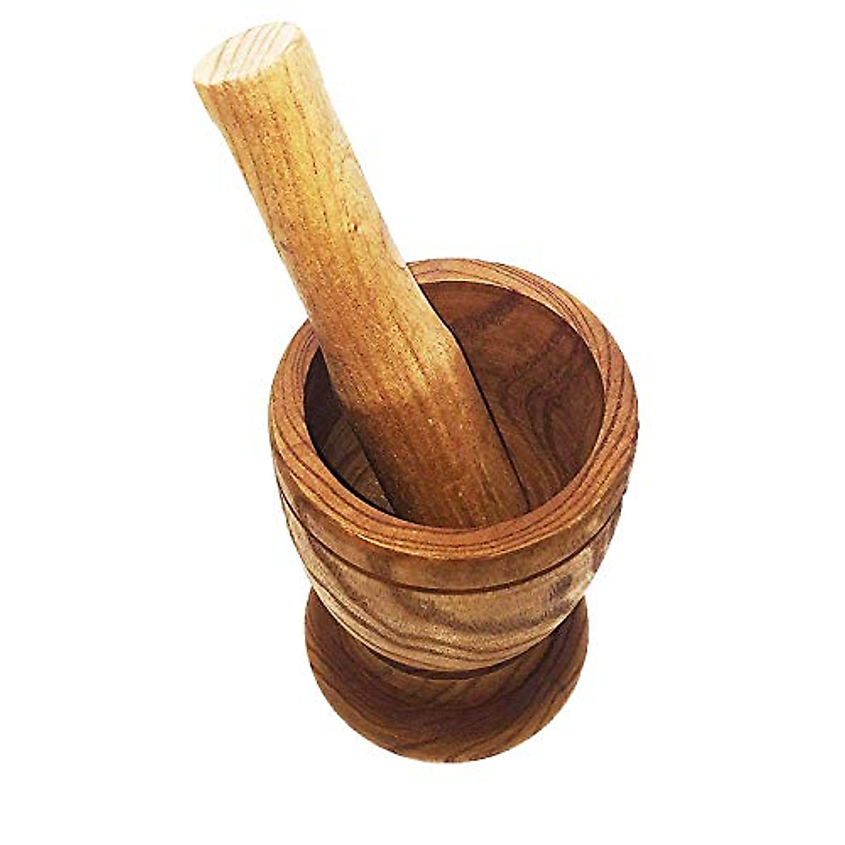 Imusa Mortar with Pestle Kitchen Essentials, Jumbo, Natural
