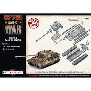 Flames of War: German Tiger II Tank Platoon (Late-War)