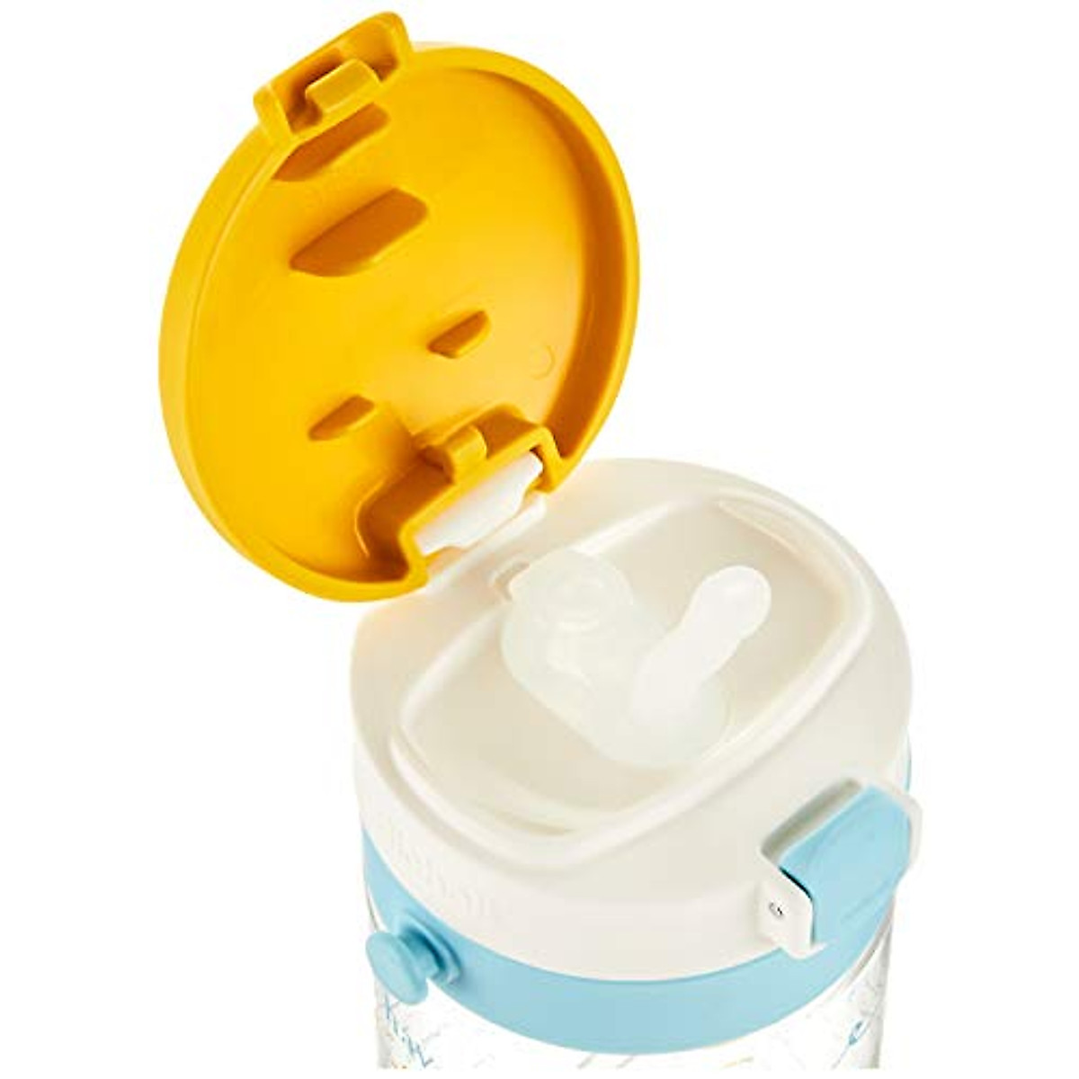 Richell Aqulea Outing Straw Mug 450ml Yellow