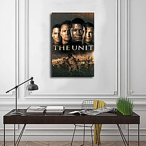 The Unit TV Series Poster Classic Restaurant Corridor Decoration 2 Canvas Poster Wall Art Decor Print Picture Paintings for Living Room Bedroom Decoration Frame:24×36inch(60×90cm)