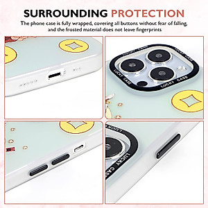 Lao Lin Arts，Compatiable for iPhone Case,Golden Dazzle Phone Case,Change Color with Light,Drop-Proof Phone Case,No Fingerprints,Rabbit, (iPhone 13)