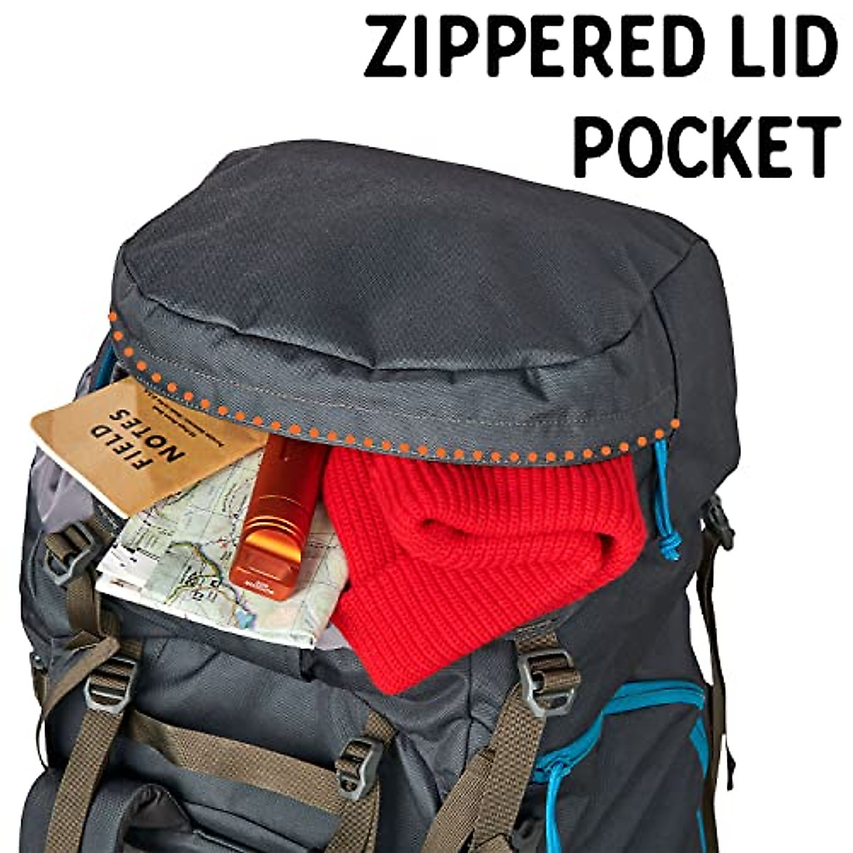 Kelty Hiking Daypack, Winter Moss/Dill, 55L