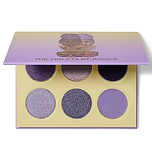 Juvia's Place The Violets Eyeshadow Palette - Professional & Pigmented Eye Makeup, Flawless Finish, Soft & Natural or Complete Glam, Shades of 6