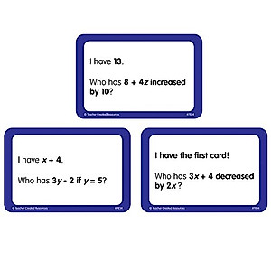 Teacher Created Resources I Have… Who Has…? Math Grades 5-6 (TCR7834)