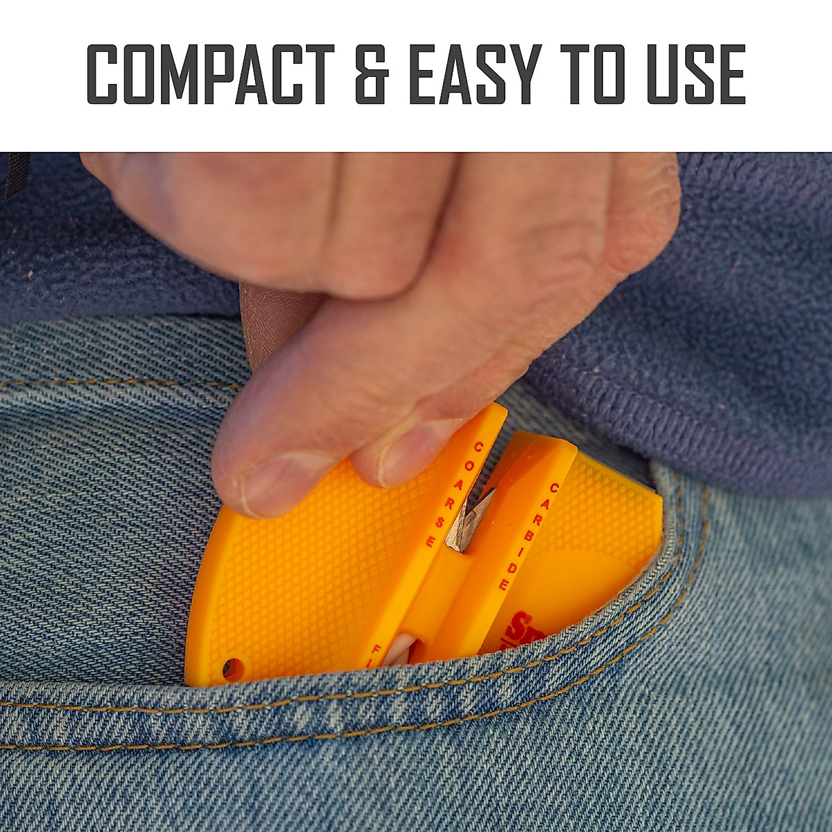 Smith's CCKS 2-Step Knife Sharpener , Yellow