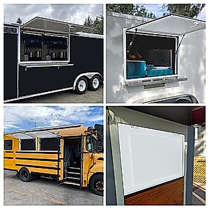 Concession Window w/Awning 60" W x 36" H Food Truck Serving Window Benefits for Your Food Truck or Trailer