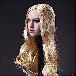 HiPlay 1/6 Scale Female Figure Head Sculpt, Girl Doll Head for 12" Action Figure Phicen DH026(A)