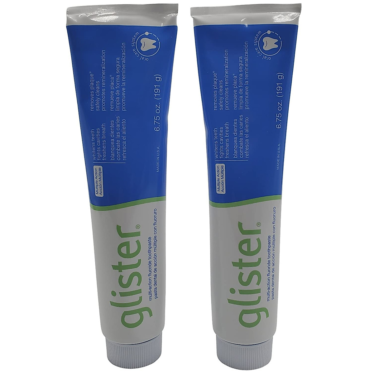 Amway 2 x GLISTER MULTI-ACTION FLUORIDE TOOTHPASTE