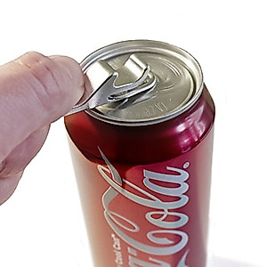 Keychain Bottle Opener - bartender bottle opener - Best Aluminum Bottle/Can Opener - Compact, Versatile & Durable - Vibrant Colors - Premium Keyring Bottle Opener - Ergonomic Design Silver