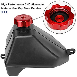 YOXUFA Upgraded Plastic Gas Fuel Tank Cap Petcock for 50cc 70cc 90cc 110cc 125cc ATV Coolster TaoTao Lincon Buyang Roketa Kazuma Baja Sunl Quad Riding Lawnmower Chinese Kids 4 Wheeler Parts