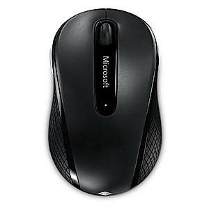 Microsoft Wireless Mobile Mouse 4000 - Graphite. Comfortable Ergonomic design, Wireless, USB 2.0 with Nano transceiver for PC/Laptop/Desktop, works with Mac/Windows Computers