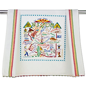 Catstudio Arizona Dish Towel - U.S. State Souvenir Kitchen and Hand Towel with Original Artwork - Perfect Tea Towel for Arizona Lovers, Travel Souvenir
