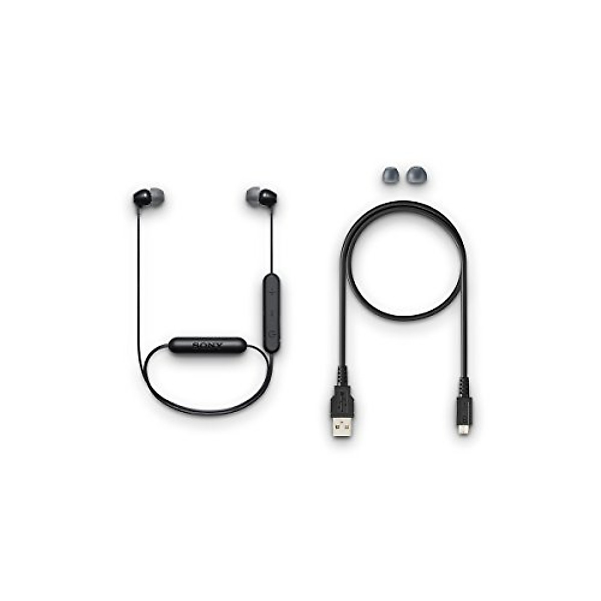 Sony WI-C300 Wireless In-Ear Headphones, Black (WIC300/B)
