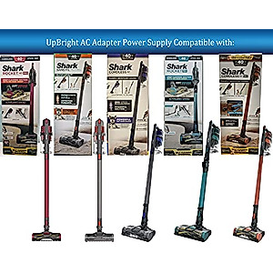 UpBright 24.8V AC/DC Adapter Compatible with Shark Rocket Pro DK33-248080H-U Pet Pro IZ162H 26 IZ162H26 IX140 IX141 IZ140 IZ142 UZ145 IZ140C IZ141C IZ162HC XBCHGX140 XSBT620 Stick Vacuum Power Charger