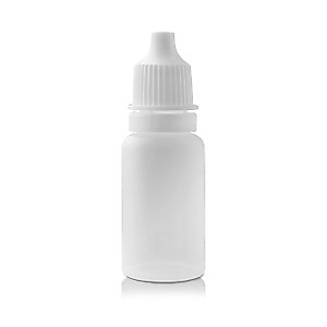 EXTEND LAB 20 PCS 10ml Plastic Dropper Bottle - Squeezable Eye Dropper Bottles - Refillable Mini Dropper Bottles with Srew Cap - Ideal for Essence, Oil