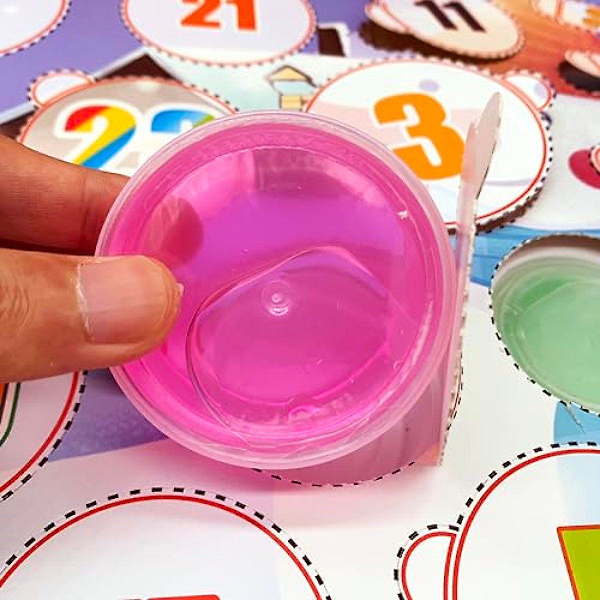 PANSHAN Fidget Advent Calendar 2023 Crystal Slime Christmas Countdown Calendar Toys Holiday Set 24 Days Xmas Surprise Gift Toys for Kids Girls Boys Ages 3 4 5 6 7 8 9+