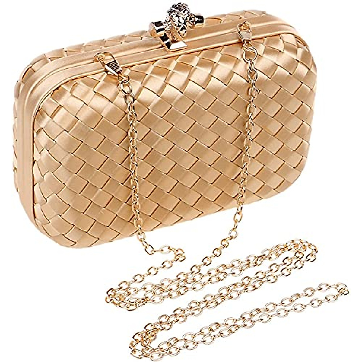 ZHANGWJ Women Evening Clutch Bag Womens Evening Clutch Bag Designer Evening Handbag Hand Bag, Lady Party Wedding Clutch Purse (Color : Dark Blue)