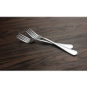 KINGSUPER Set of 6 Stainless Steel Dinner Forks