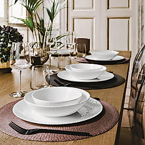 Bormioli Rocco Planeo Set Of 4, Stemless Wine Glasses, And DOF Drinking Glass, 12.25 Oz, Clear Crystal Star Glass, Dishwasher Safe, Made In Italy.