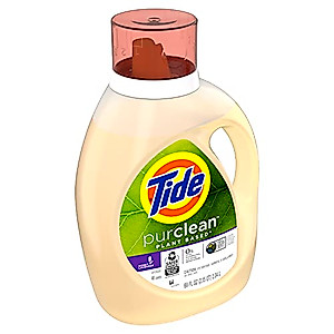 Tide purclean Liquid Laundry Detergent, Honey Lavender Scent, 69 fl oz, 48 loads, 75% plant-based