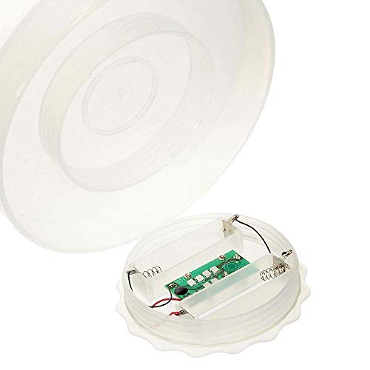 PeSandy LED Ice Bucket, 5L Large Capacity Wine Ice Bucket Drink Containers with Multi Colors Changing for Party/Home/Bar, Waterproof Champagne Retro Wine Drink Beer Beverage (1PCS, Battery Powered)