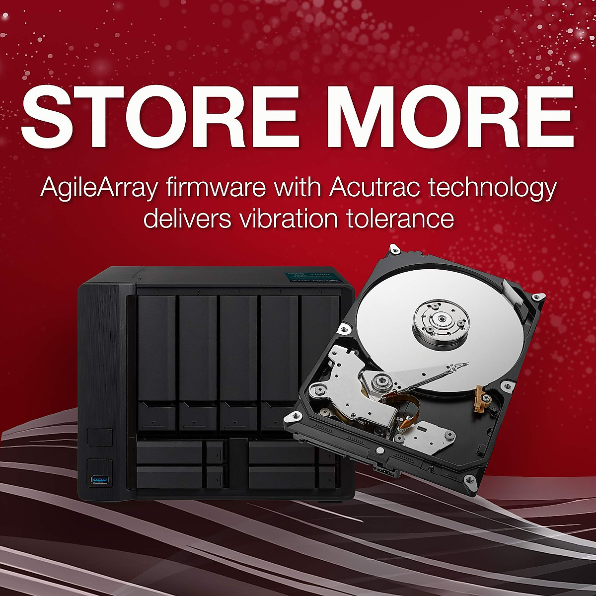 Seagate IronWolf 1 TB NAS Raid Internal Hard Drive - 5,900 RPM Sata 6 Gb/s 3.5-Inch (ST1000VN002)