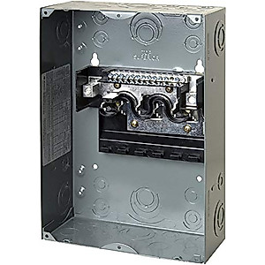 Square D by Schneider Electric HOM612L100SCP Homeline 100 Amp 6-Space 12-Circuit Indoor Surface Mount Main Lugs Load Center with Cover-Twо раck