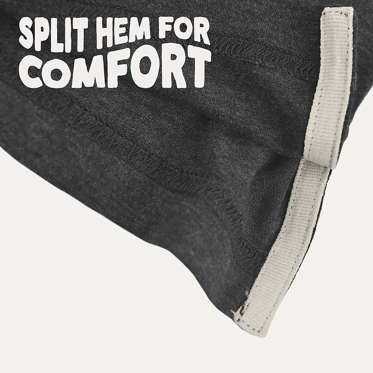 Teenage Mutant Ninja Turtles Casey Jones Mask Slim Fit Unisex Adult Triblend Heather T Shirt (Medium) Charcoal