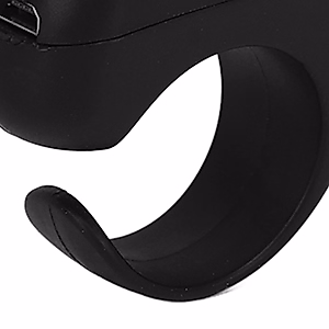 Remote App Page Turner, Ergonomic Cell Phone Remote ABS for Watching TV (Black)