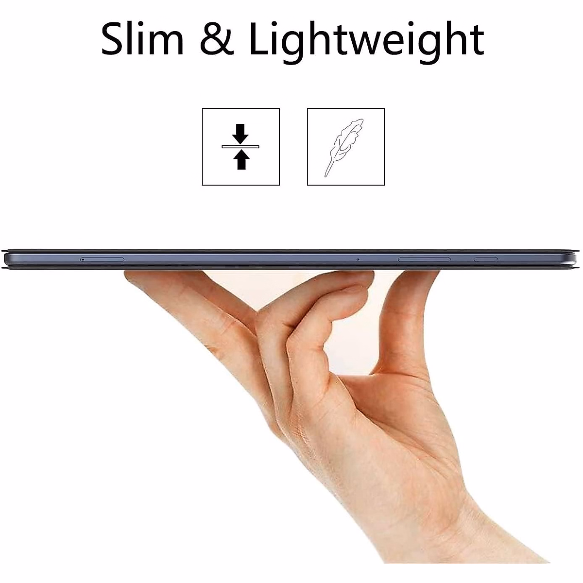 ZtotopCases for Galaxy Tab S6 Lite Case 10.4 Inch 2024/2022/2020, Strong Magnetic Case with Auto Sleep/Wake & Pen Holder, Slim PU Lightweight Stand Cover for Samsung Galaxy Tablet S6 Lite, Black