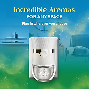 Air Wick Plug in Scented Oil Refill, 5ct, Fresh Linen, Essential Oils, Air Freshener