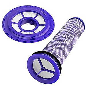 HEPA Post Motor Filter & Pre Filter Replacement for Dyson DC41, DC65, DC66, UP13, UP20 Animal, Multi Floor and Ball Vacuums, Compared to Part # 920769-01 & 920640-01