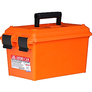 MTM Case-Gard Ammo Can - Dry Storage Emergency Marine Box - AC35, Orange