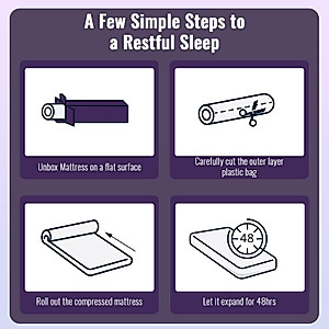 PayLessHere 12 Inch Bamboo Charcoal Cooling Gel Memory Foam Mattress in a Box/Medium-Firm Mattress/Fiberglass Free/Pressure Relief & Temperature Regulation/CertiPUR-US Certified,White King