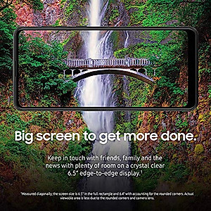 SAMSUNG Galaxy A21 LTE Verizon | 6.5" Screen | 32GB of Storage | Long Lasting Battery | Single SIM | 2020 Model | US Version | Black - (SM-A215UZKAVZW) (Renewed)