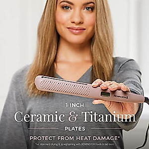 Remington Products Wet 2 Straight Straightener S24A10, 1 Inch, Mauve